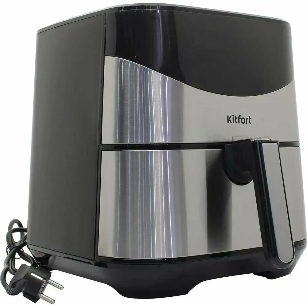 Аэрогриль KitFort КТ-2231, серебристый, управление электронное