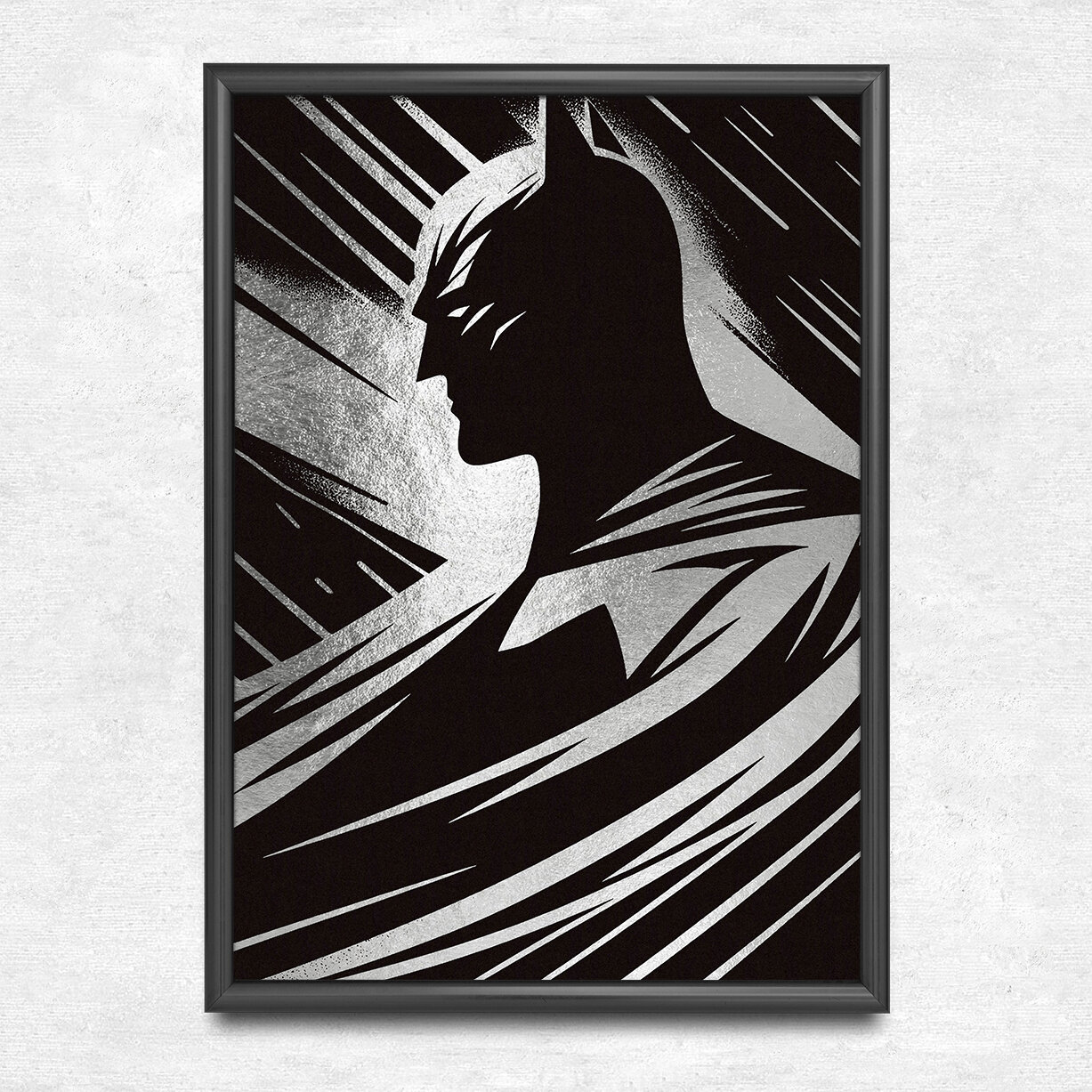 Постер на стену Бэтмен / плакат интерьерный Batman. Бетмен. Темный рыцарь. Супергерой