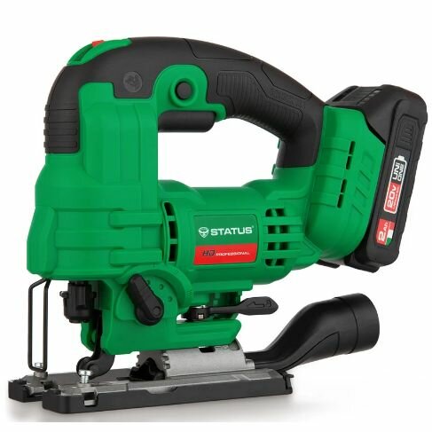 Лобзик аккумуляторный STATUS JS-800 BL (20В, АКБ х2.0Ач+ЗУ, Li-Ion, бесщеточный, ход 23мм, кейс)