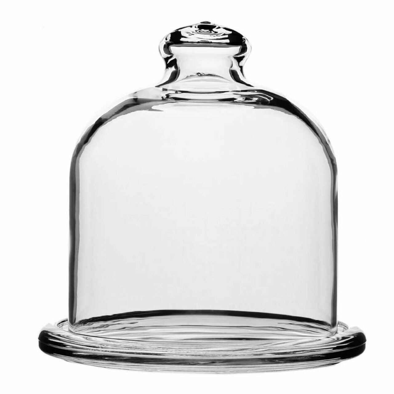 Basic лимонница с крышкой из стекла, 10 см, хранение лимонов и цитрусов на кухне