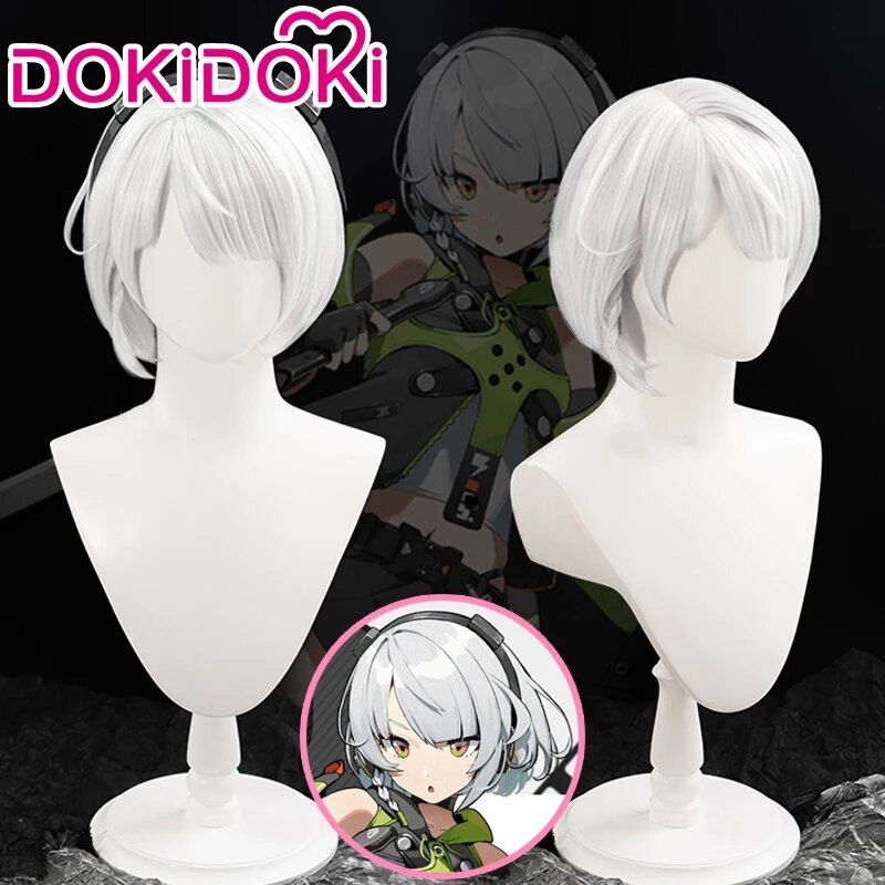 Косплей костюм Анби Демара Zenless Zone Zero женский полиэстер Один размер, Wig Only, IN STOCK