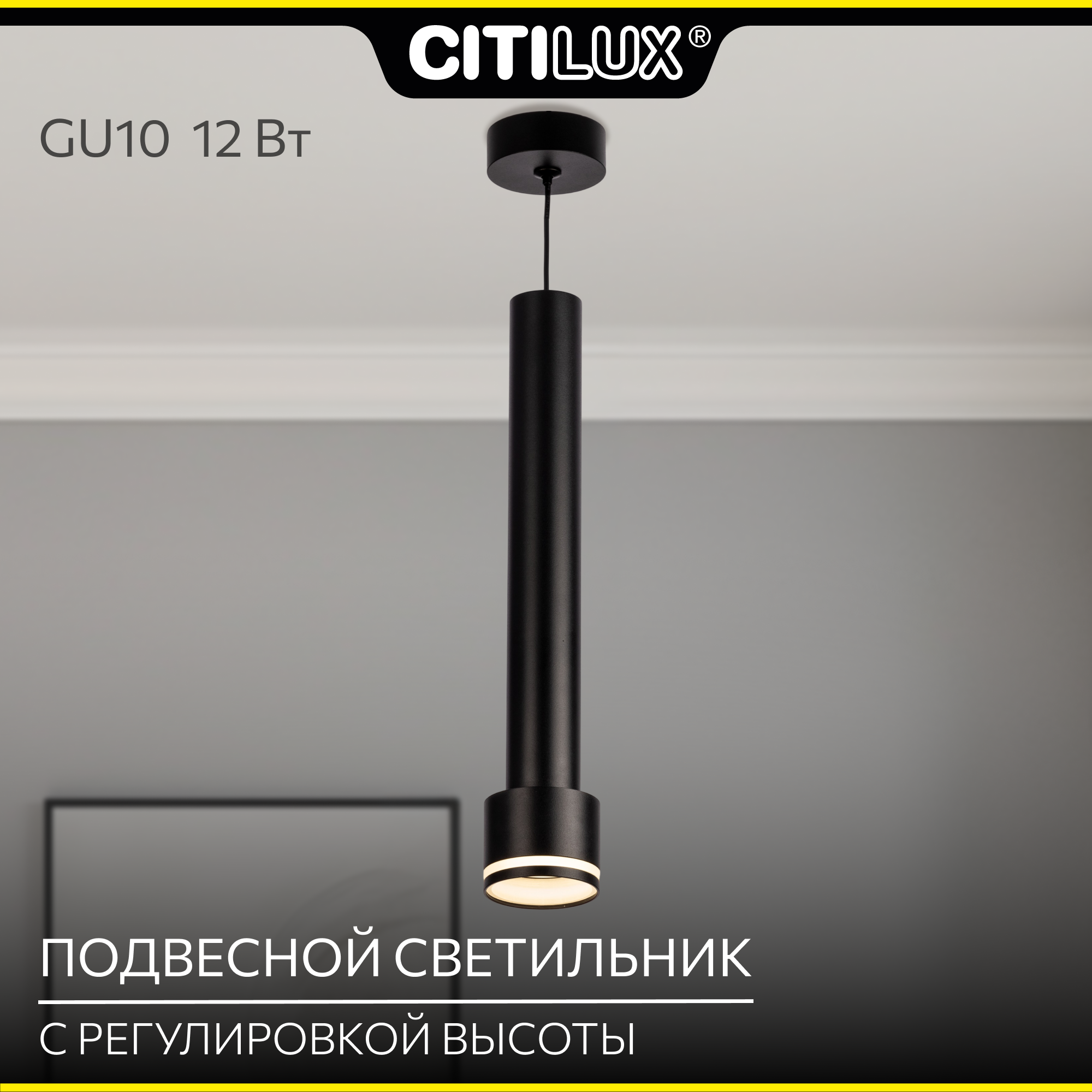 Светильник для дома подвесной Citilux Bruno CL565011, черный