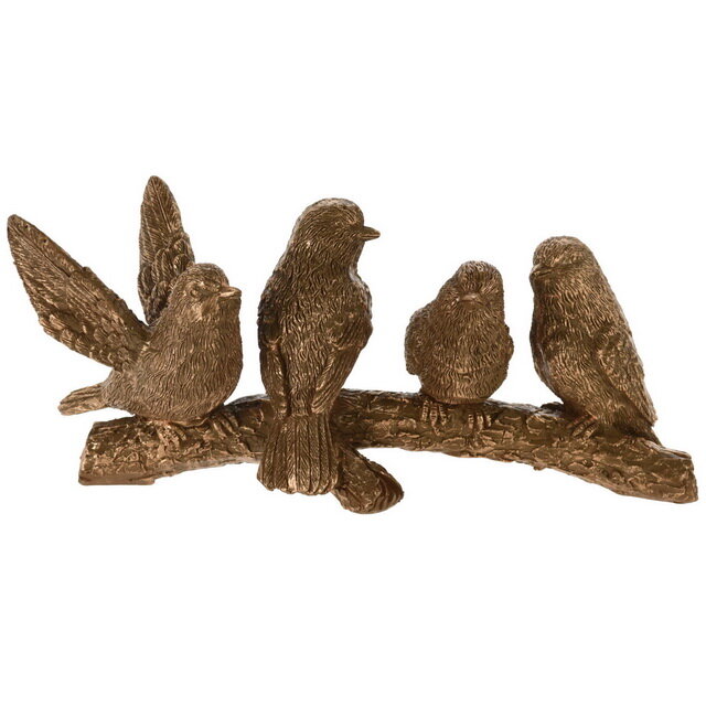 Декоративная фигурка Golden Birds 16 см золотая, Koopman, AAA758470