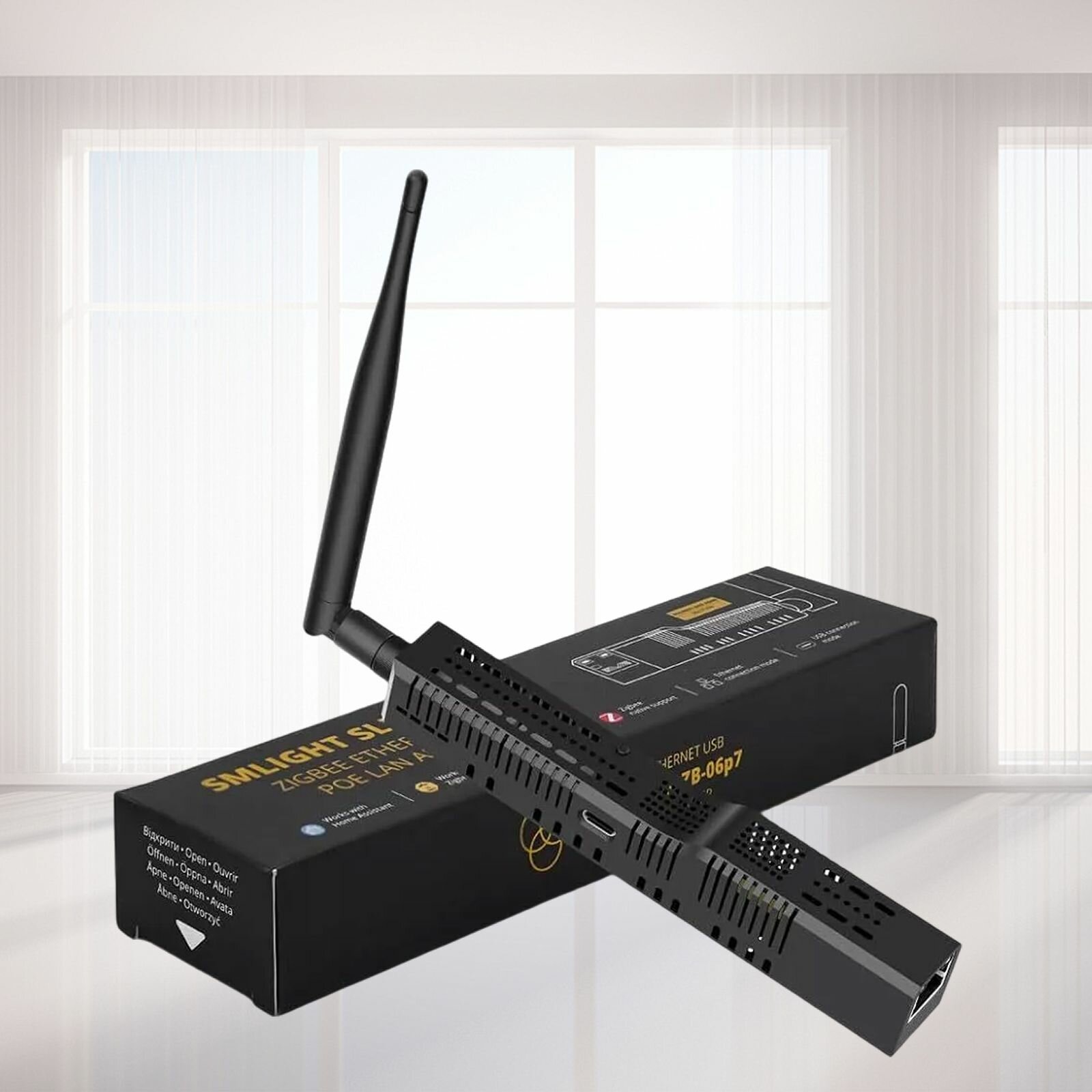 Zigbee 3.0 к Ethernet, USB, WiFi адаптер - без PoE, шлюз координатор