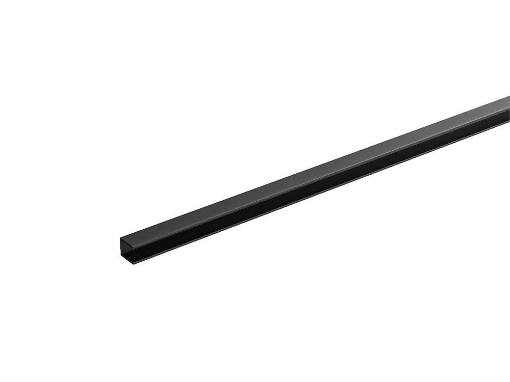 VVT Планка для стенпанели торцевая, Алюминий , МатЧерный , 600*4 МатЧерный