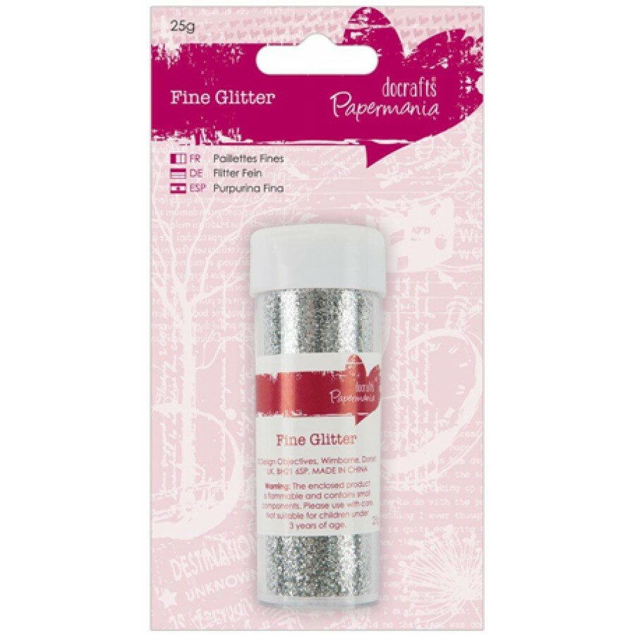 Блестки мелкие, 25 г, серебристый серебристый* DOCRAFTS PMA401402