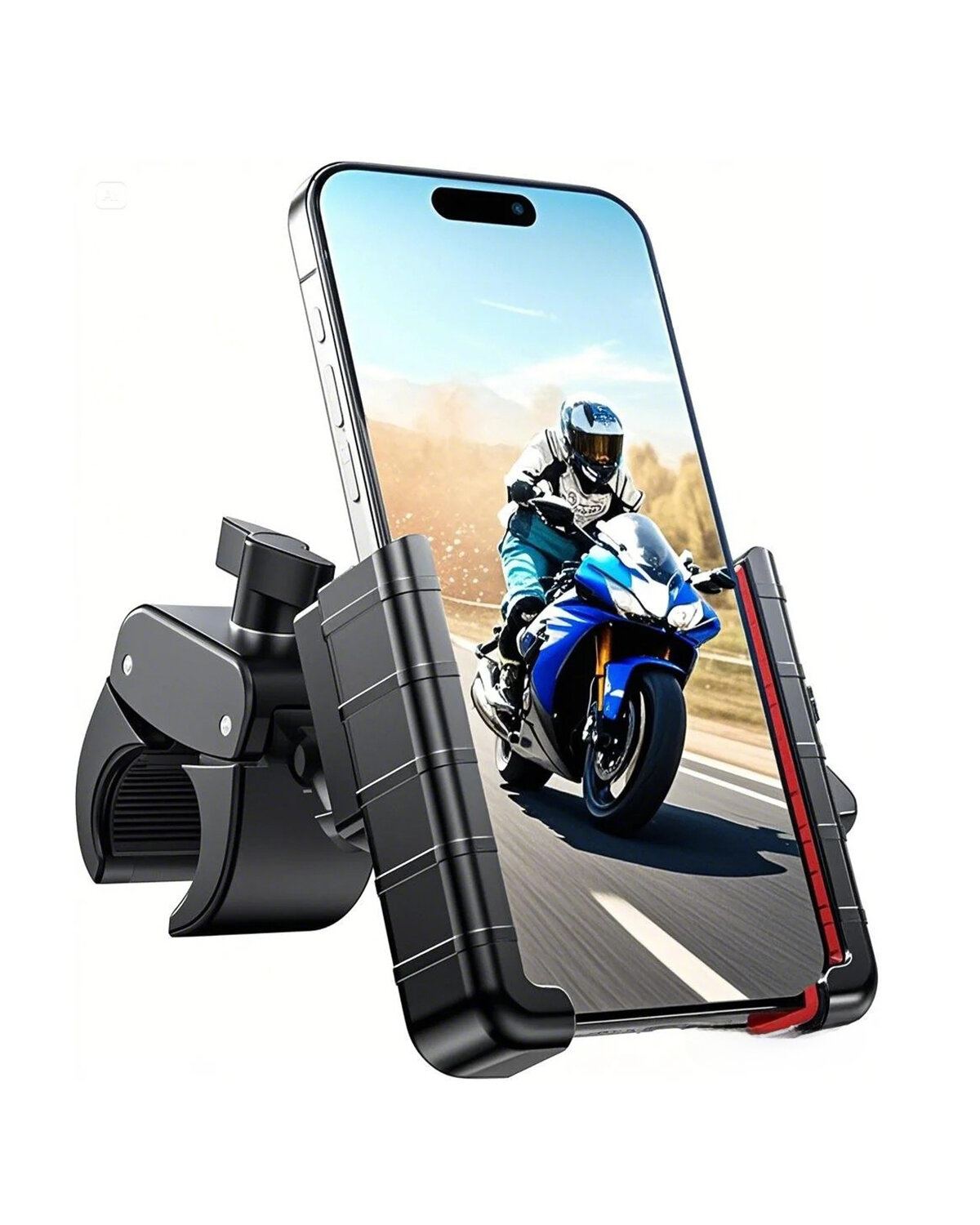 Держатель для телефона на мотоцикл B15, держатель на велосипед для телефона крепление на руль, 360 вращение, смартфонов 4-7.2"аксессуары для байка велосипеда