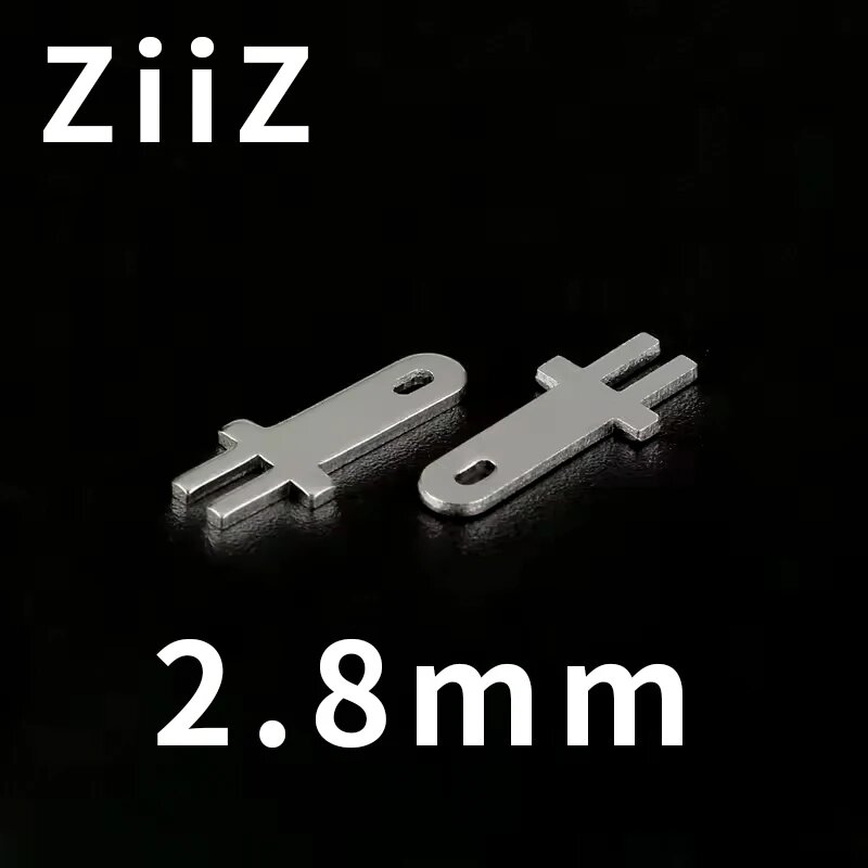 Обжимные клеммы ZiiZ 2,8/4,8/6,3 мм 100Pcs, 2.8mm