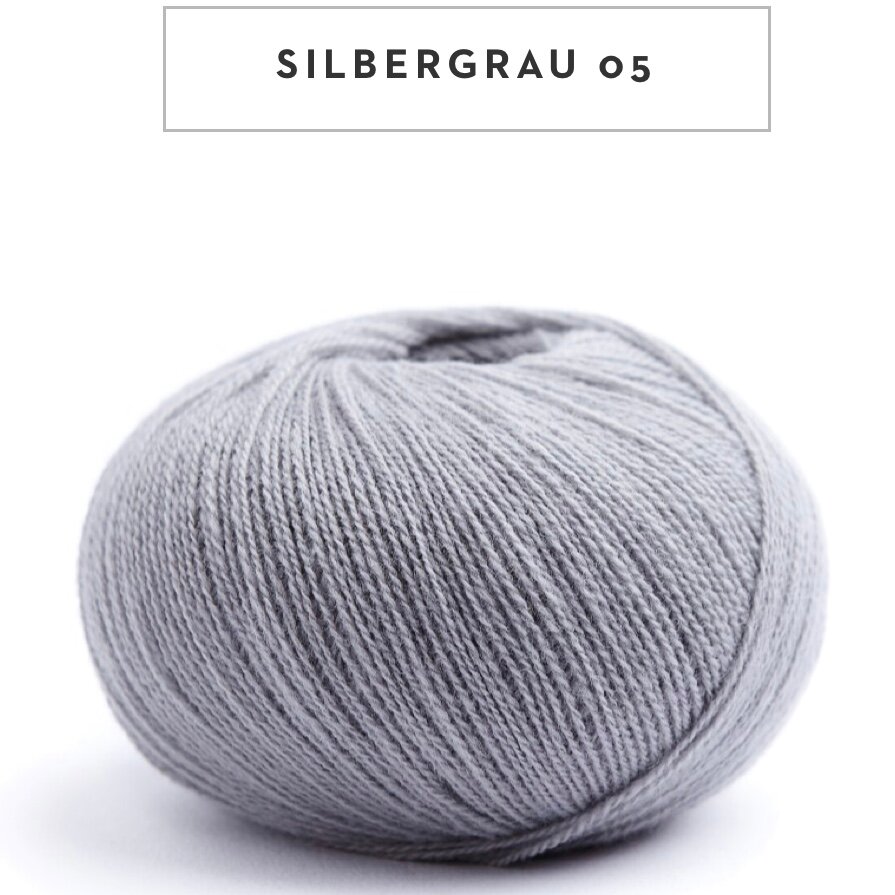 Modena /Модена/ пряжа Lamana (70% шерсть мериноса сверхлегкая, 30% кашемир), 25г/335м (05, silbergrau (серебристо-серый), серый)