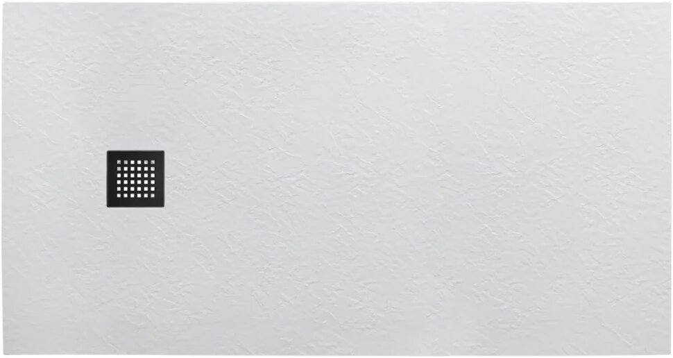 Душевой поддон BelBagno Uno TRAY-MR-UNO-AH-170/70-35-W-NO 170x70 см, из литьевого мрамора, прямоугольный, белый