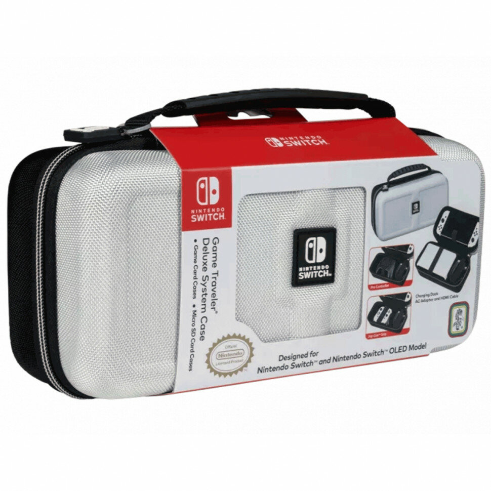 Чехол BIG BEN Deluxe для Nintendo Switch/OLED/Lite, белый