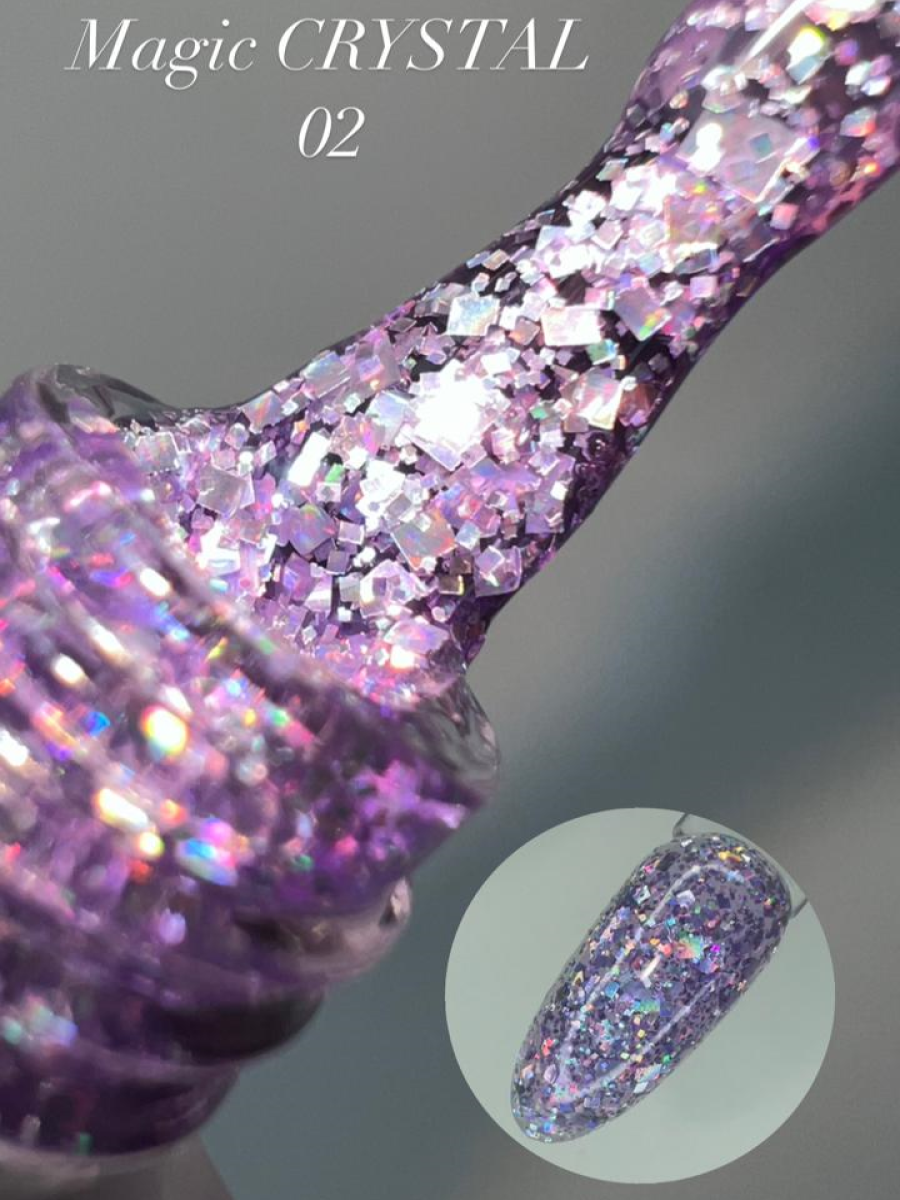 Гель-лак FOR YOU Magic Crystal № 02