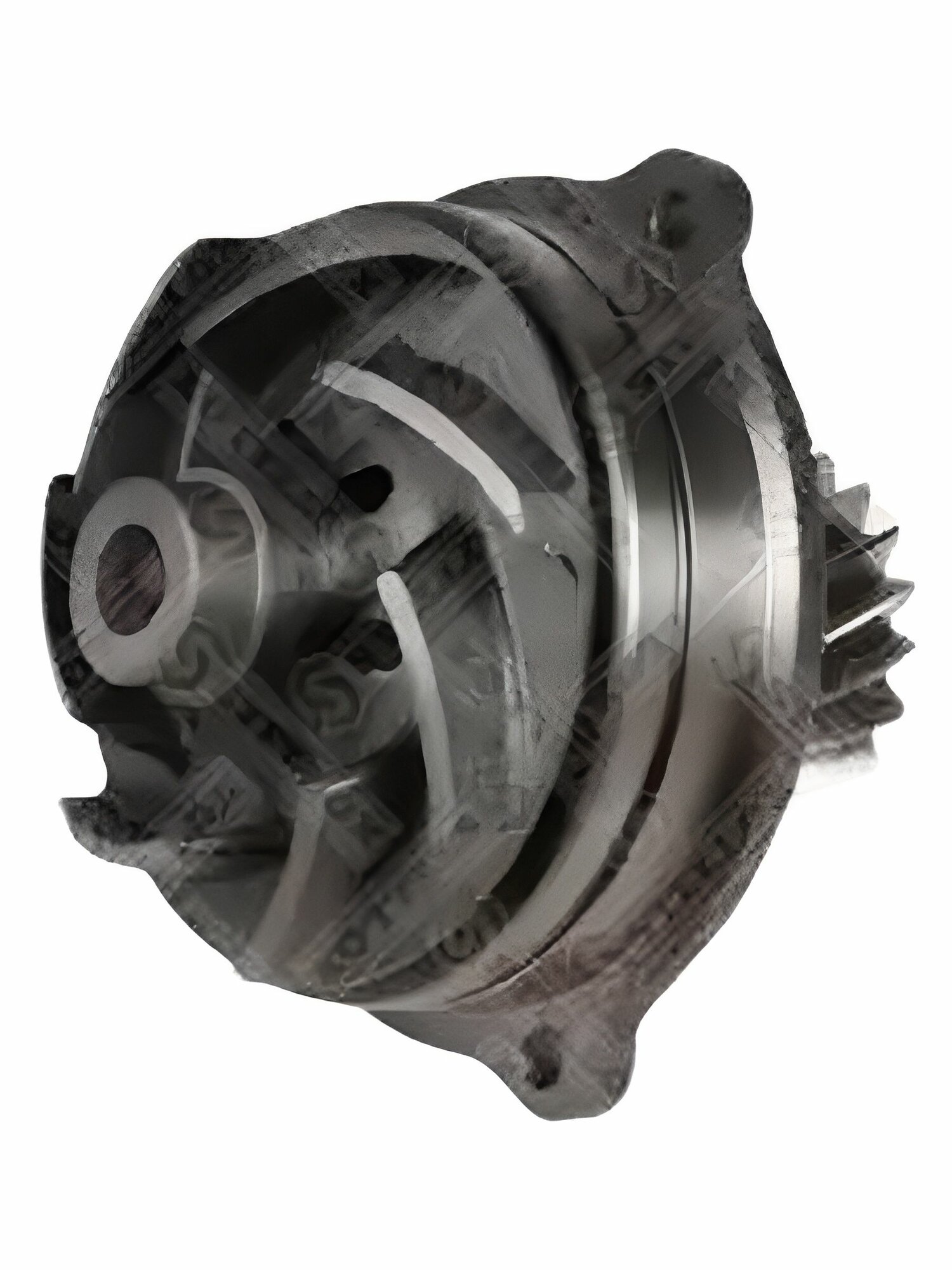 Насос водяной крыльчатка с шестерней и уплотнительным кольцом IVECO EuroTech Trakker Star / помпа двигателя Ивеко ЕвроТраккер Евростар