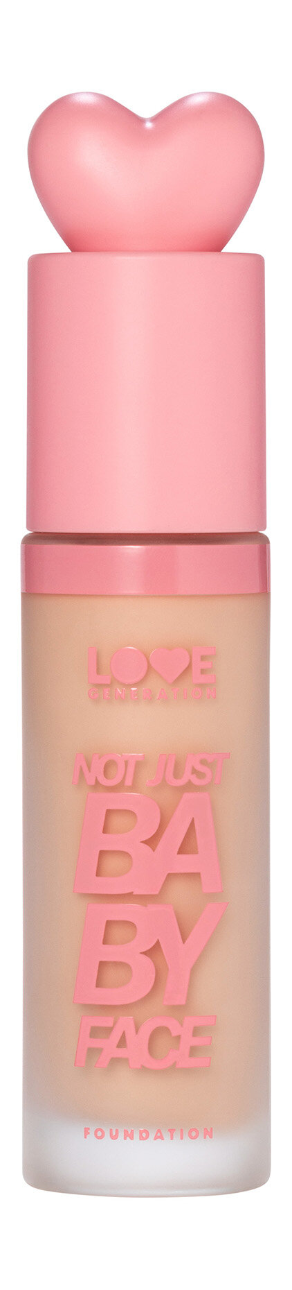 LOVE GENERATION Тональный крем с эффектом естественного сияния, Not Just Baby Face, 30 мл, 03 нюдовый бежевый