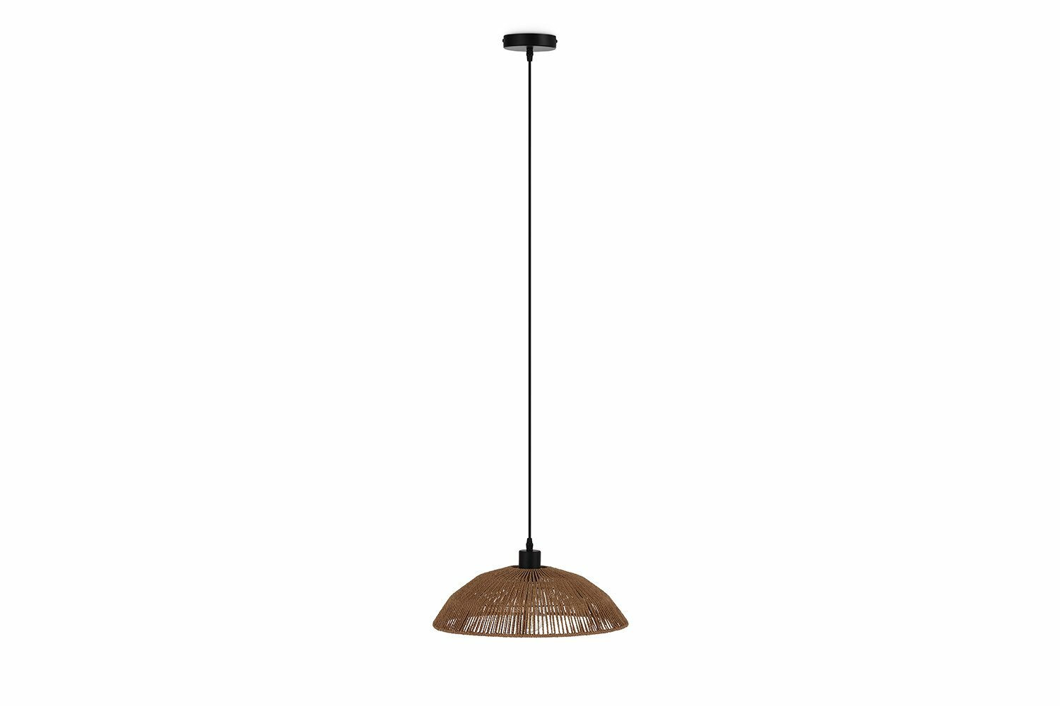 Светильник подвесной HOFF Orhuss Dome 39x13x39 см, e27, 8 кв. м, чёрный