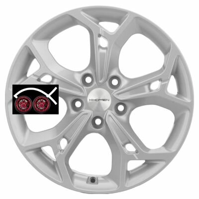 Колесный диск Khomen Wheels KHW1702 (RAV4) 7x17 5x114.3 ET39 D60.1 серебристый