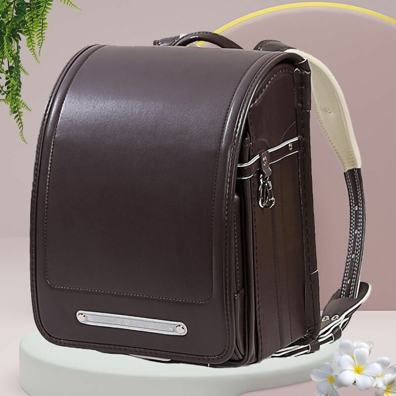 Pюкзак школьный для детская, кожаный, японский стиль