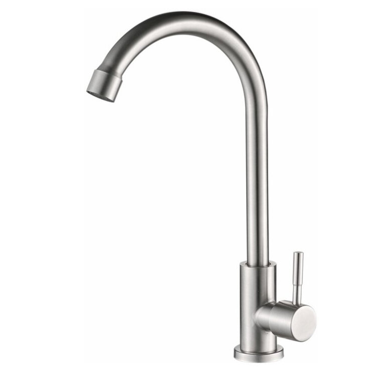 Смеситель для кухни Haiba HB4183 сталь