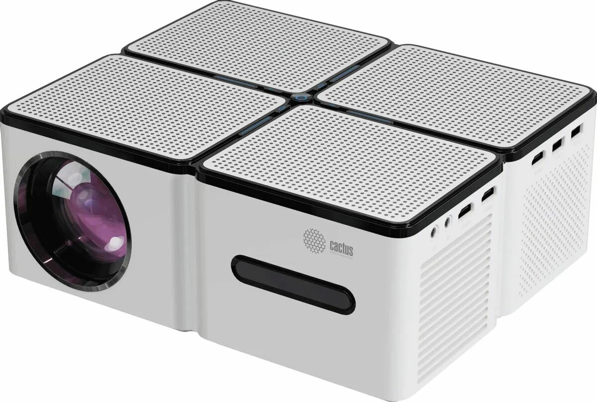 Проектор Cactus CS-PRO.03WT. Full HD-A, белый, Wi-Fi cs-pro.03wt. wuxga-a