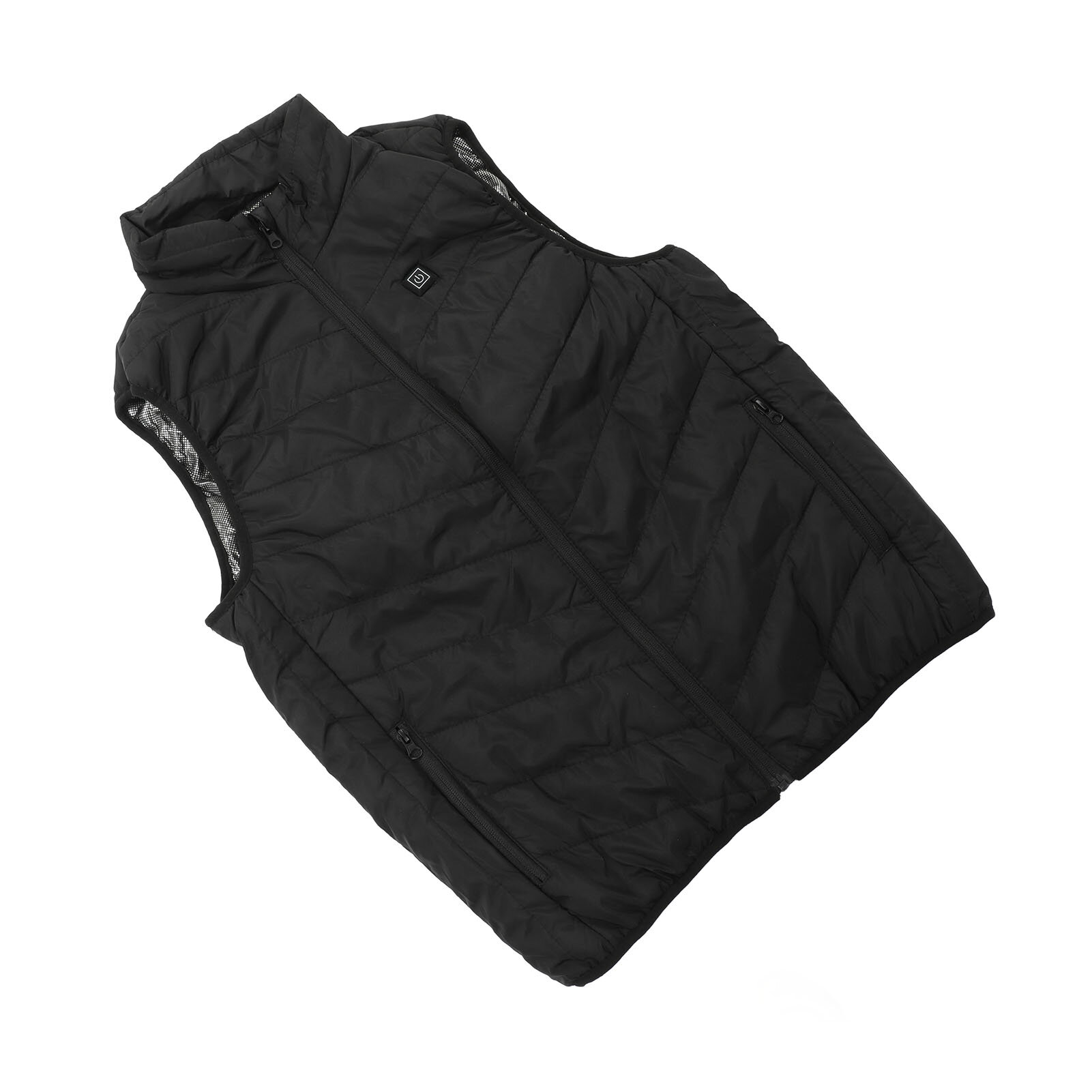 Умный электрический утепляющий жилет с подогревом для работы на улице, 4XL, с USB зарядкой, черный