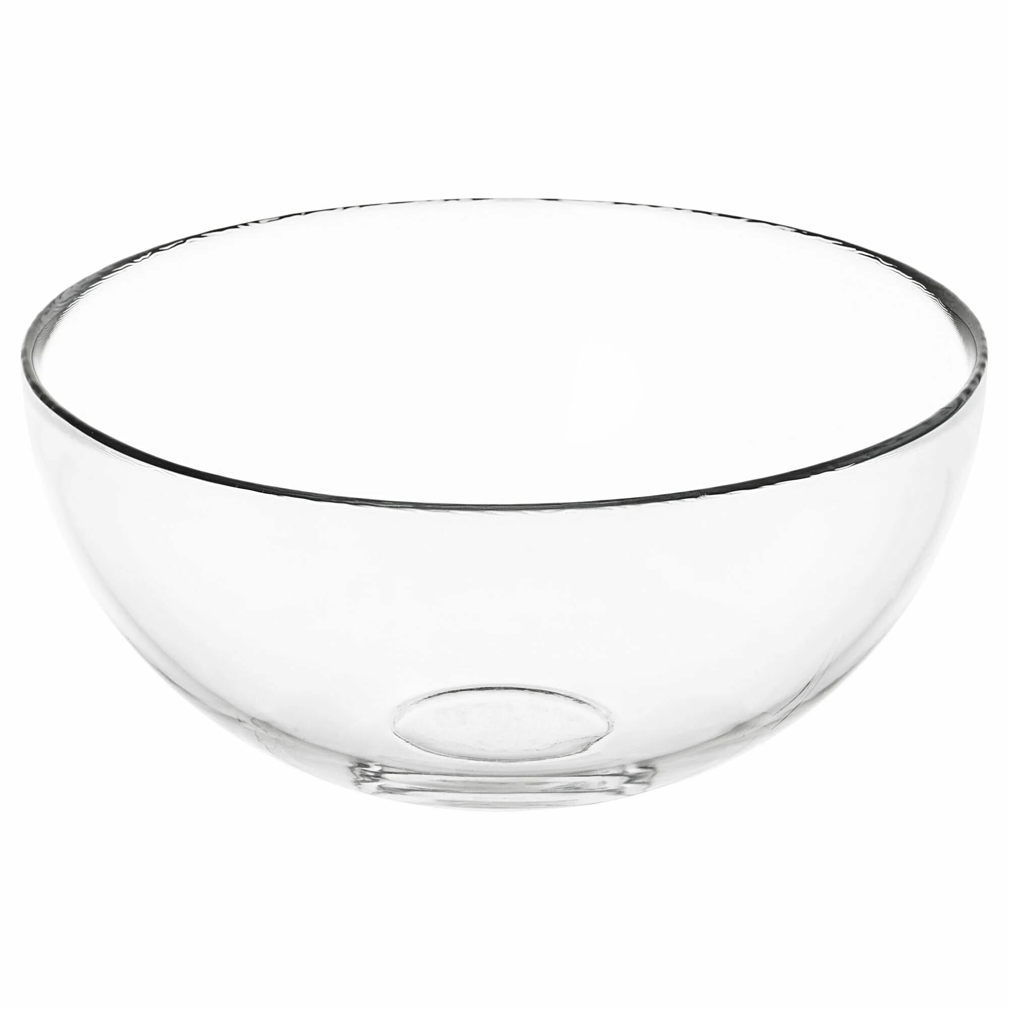 Икеа Бланда 20 см Сервировочная миска Прозрачная стеклянная миска！