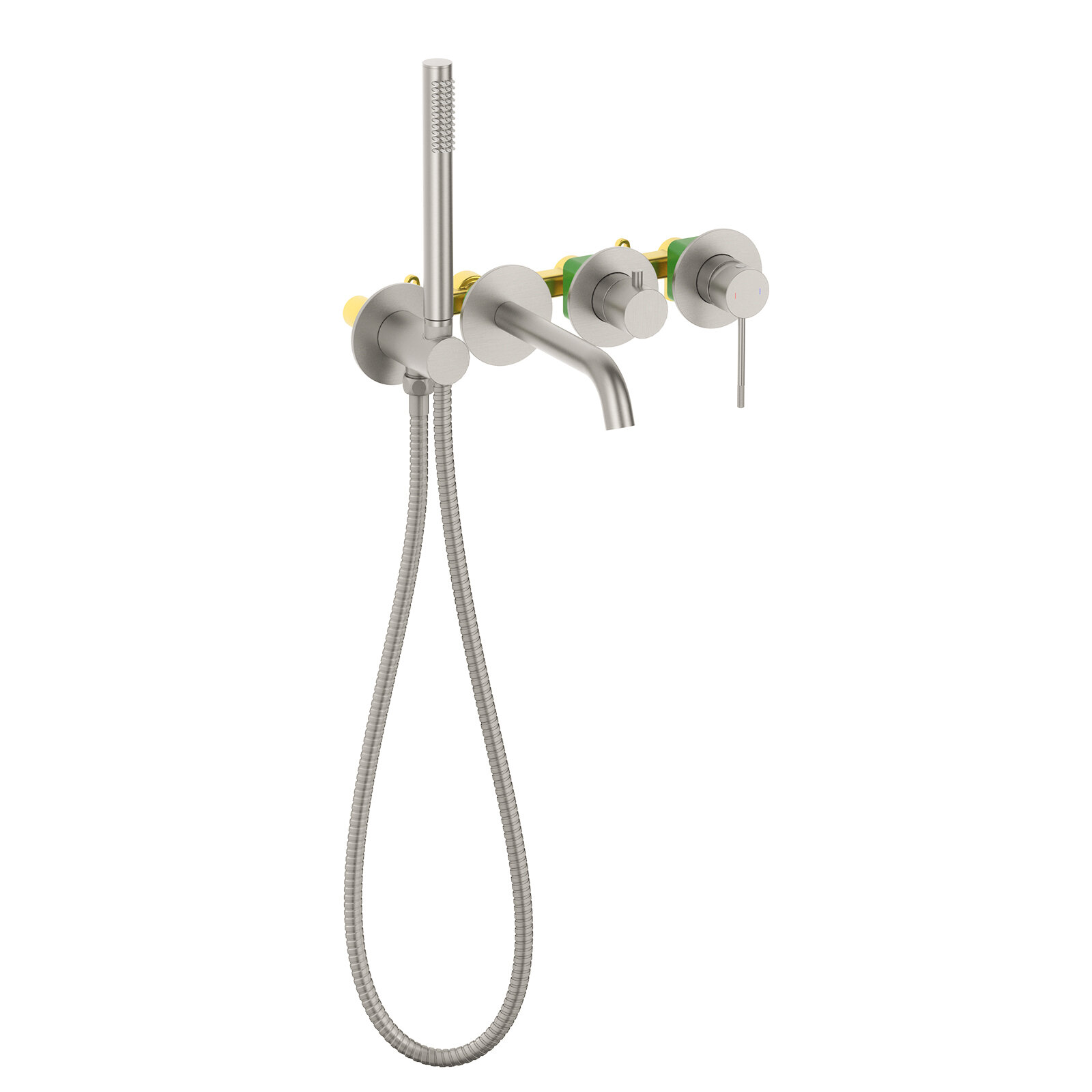 Смеситель встроенный для ванны с душем Timo Saona 2314/13YSM никель