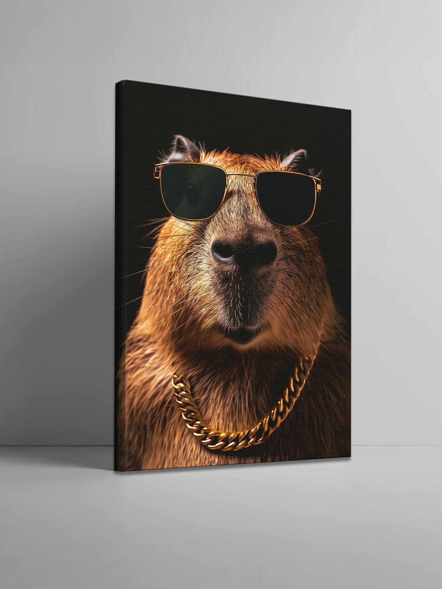 Картина милая капибара 30*40