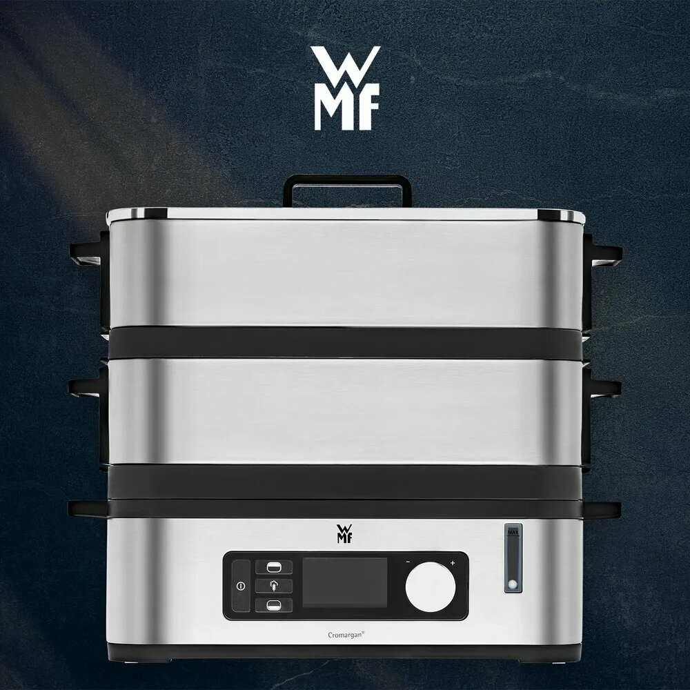 Пароварка электрическая KITCHENminis 0415090711, серый металлик