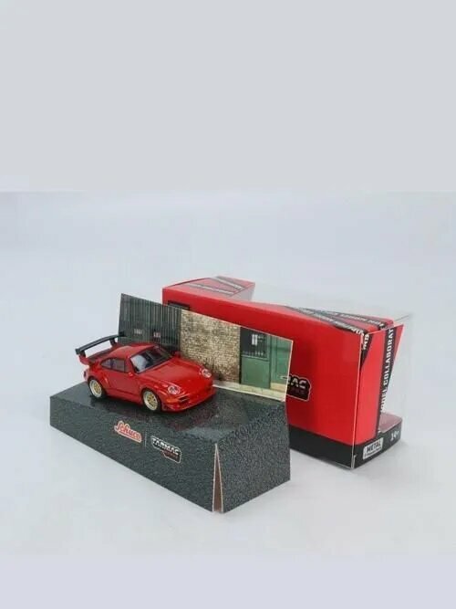 Машинка Tarmac Works & Schuco TW 1/64 Porsche 911 993 GT2 Die-cast Alloy Car Model Collection Display Gift