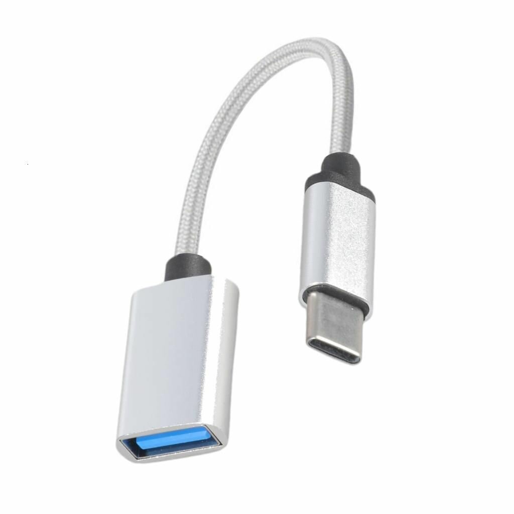 Универсальный OTG-кабель-адаптер USB2.0-Type c для электронного оборудования-серый