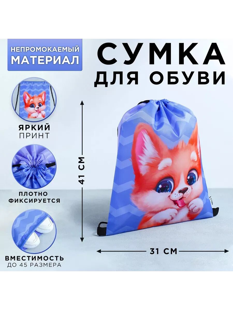 Мешок для обуви нетканное полотно