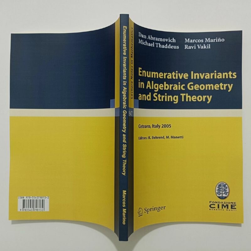 Enumerative Invariants in Algebraic Geometry and String Theory — фото 1