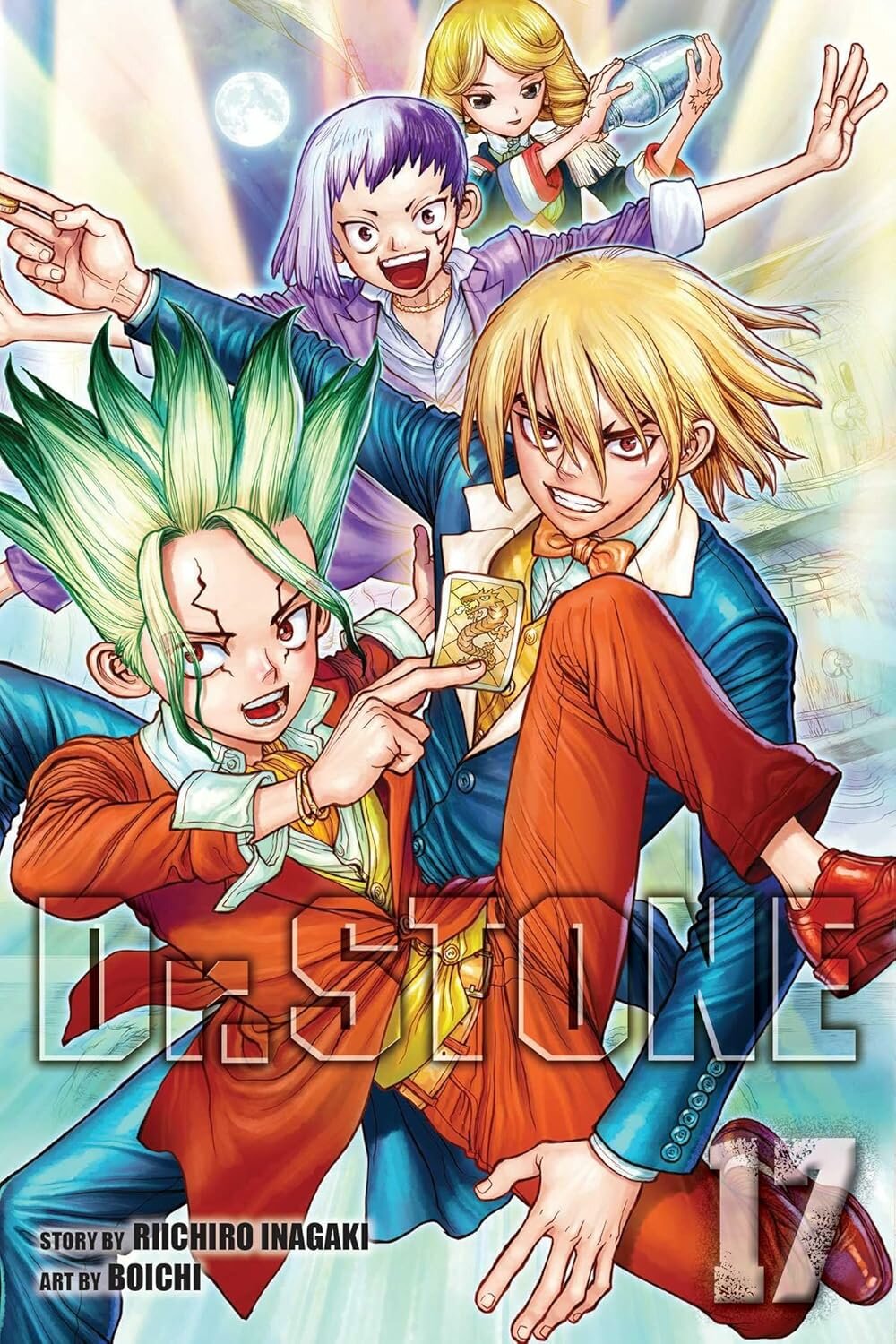 Манга Доктор Стоун (Dr. Stone). Vol. 1-27. ( Riichiro Inagaki . Boichi )