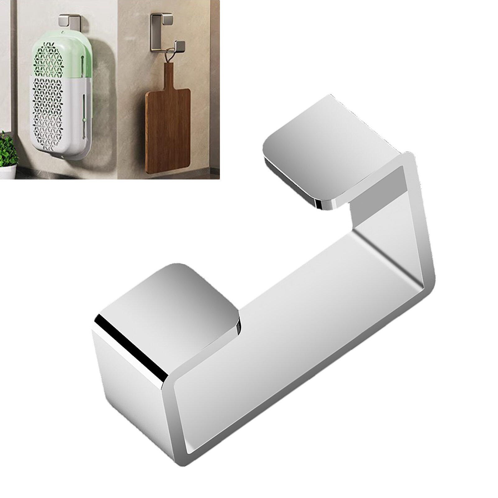 Настенный крючок для умывальника, держатель для умывальника из нержавеющей стали, вешалка для домашней ванной комнаты