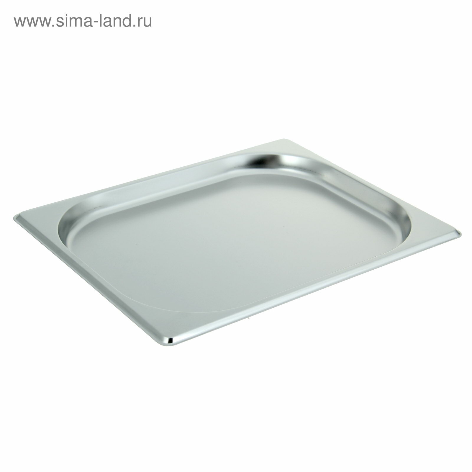 Гастроёмкость GN 1/2 20 мм, 32.5x26.5x2 см, толщина 0.6 мм, нержавеющая сталь