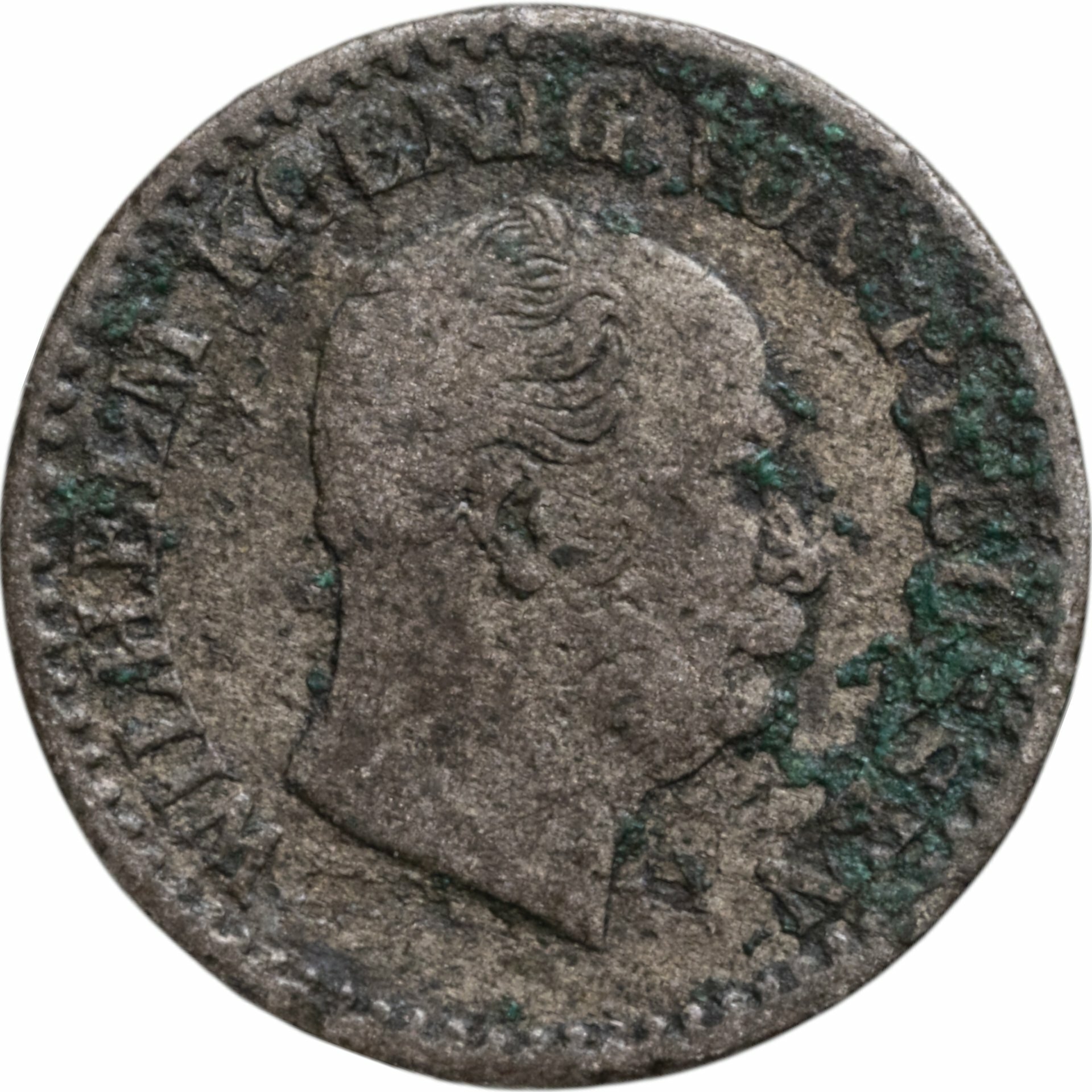 Германия, Пруссия 1 серебряный грош 1869, Серебро 220, в сохранности F