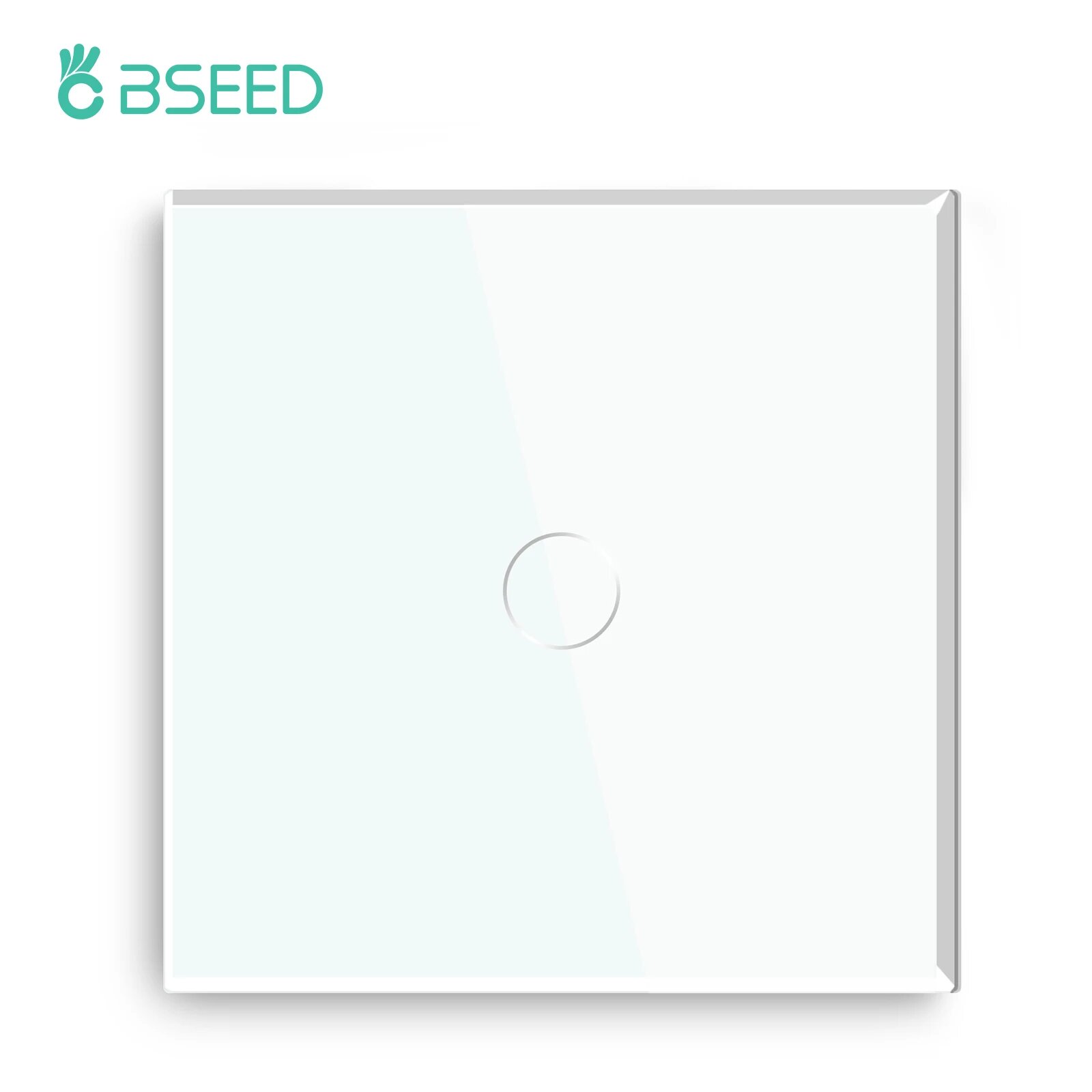 Беспроводной сенсорный выключатель BSEED Zigbee 1/2/3 Gang 1Gang White