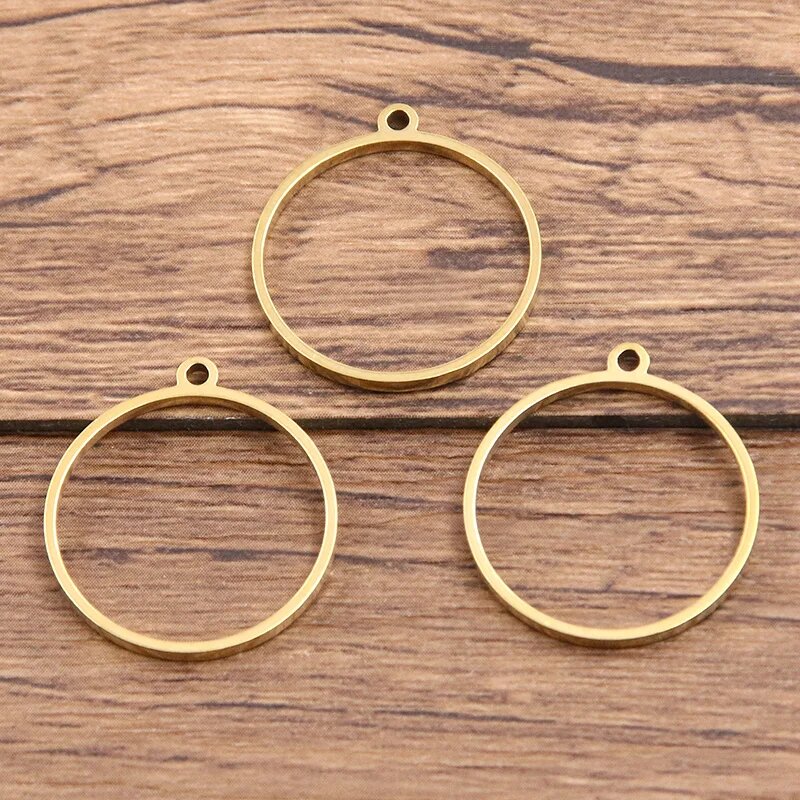 Рамки для кулонов из нержавеющей стали, цвет 19X21X1.2mm0.6g