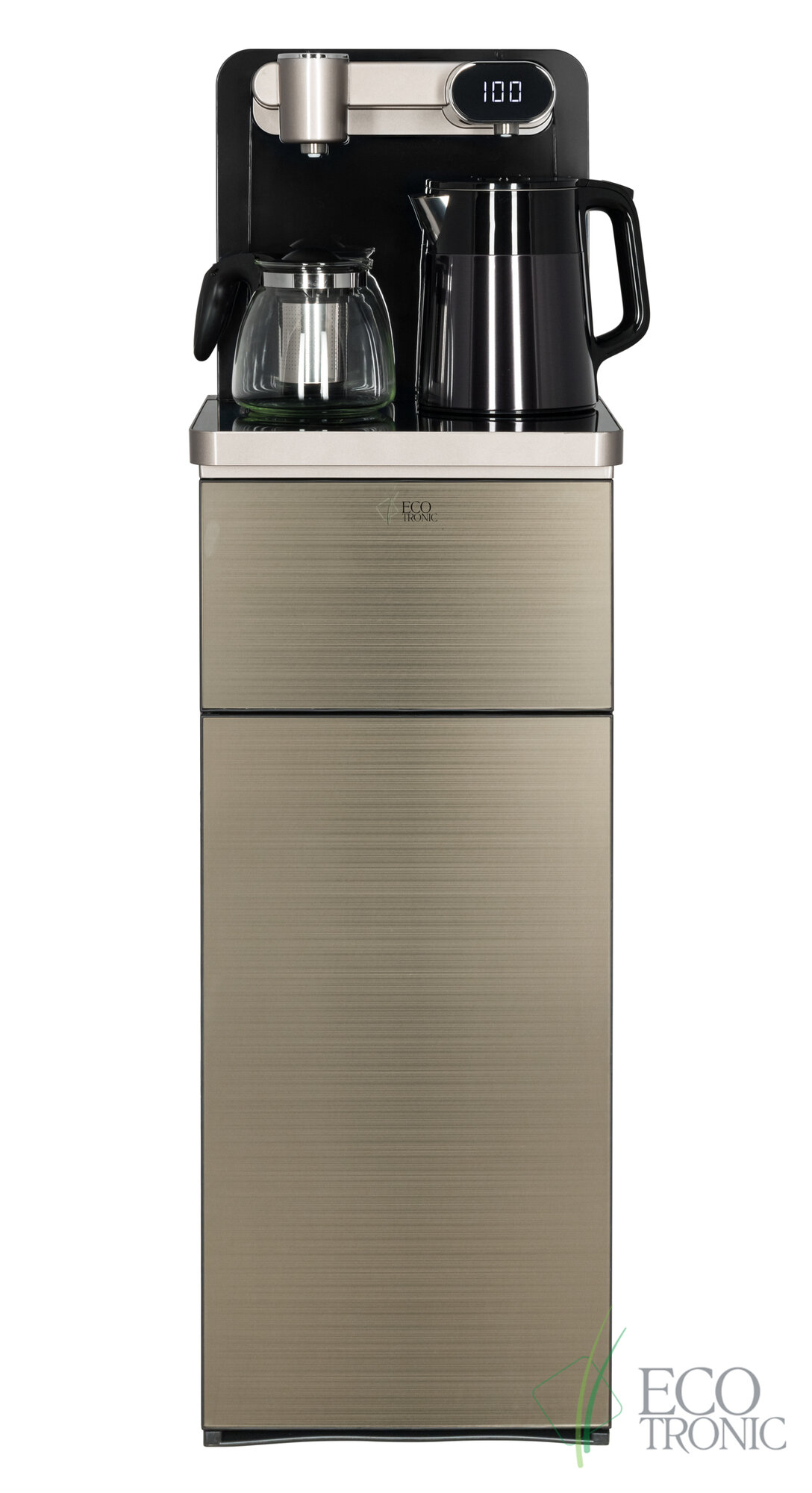 Кулер Ecotronic "Тиабар" TB40-LE, напольный, с чайным столиком