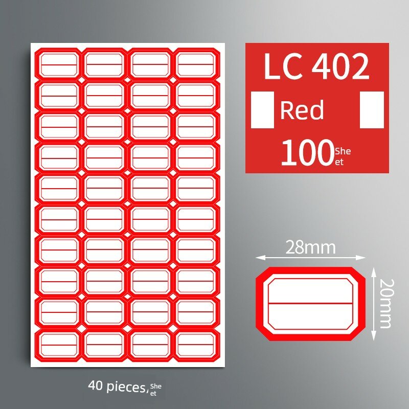 Самоклеящиеся этикетки, стикеры, небольшие этикетки, ценники, этикетки с ручной надписью, водонепроницаемые этикетки,