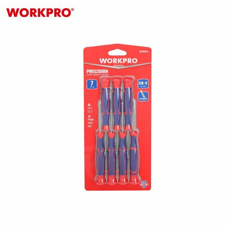 Набор отверток мини 7шт WORKPRO — фото 1