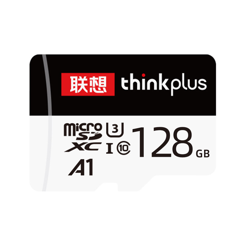 Lenovo Карта памяти TF 128GB Micro SD A1 U3 C10 Скорость чтения до 100MB/s Для телефона Планшета Устройства мониторинга