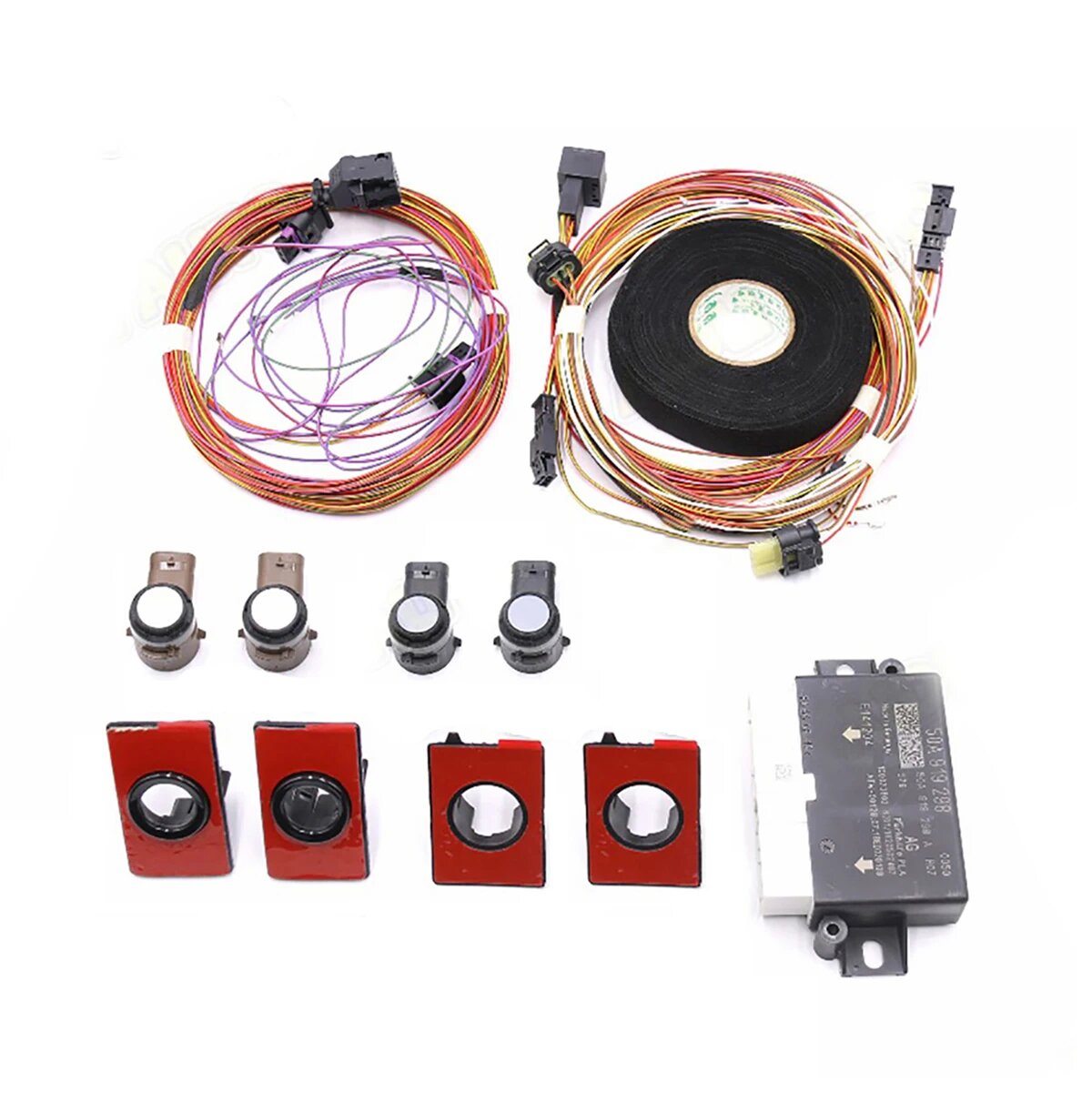 Для автомобилей VW MQB 8K до 12K, интеллектуальная помощь при парковке, помощь при парковке, пла-провод, кабель, датчики, кронштейны и модуль