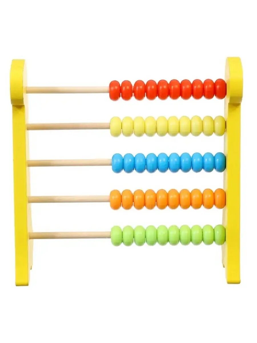 Детские деревянные счеты для обучения и игры