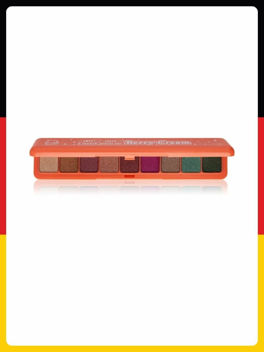 Тени для век J.Cat Beauty Sweet Tooth Eyeshadow Palette 101 Berry cream, 7,2 г