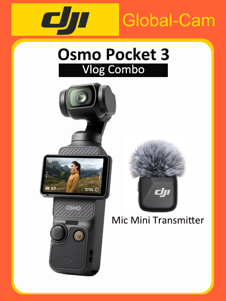 Экшн-камера DJI Osmo Pocket 3 Vlog Combo (DJI Mic Mini Transmitter)