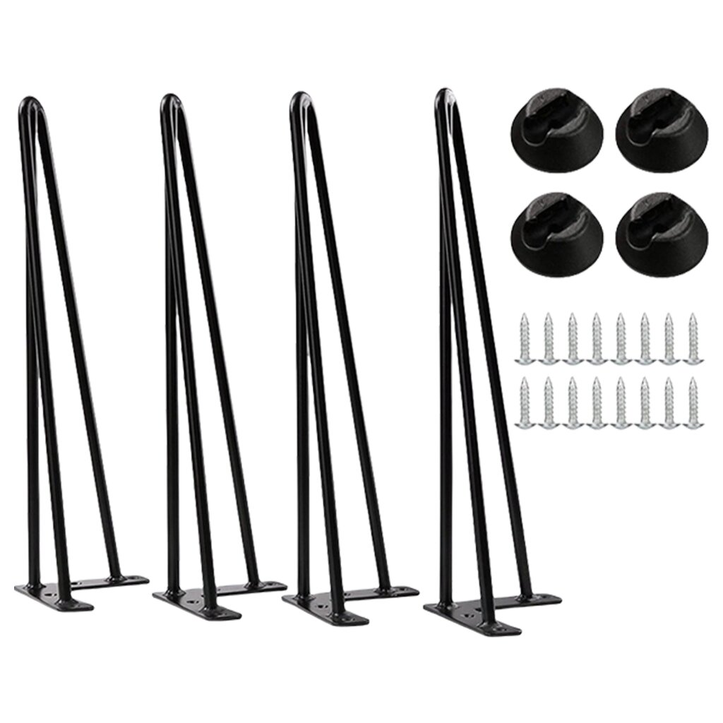 4шт Металлические Ножки Стола На Шпильке Для Тяжелых Условий Эксплуатации, Устойчивые Ножки Мебели, Ножки Журнального Столика