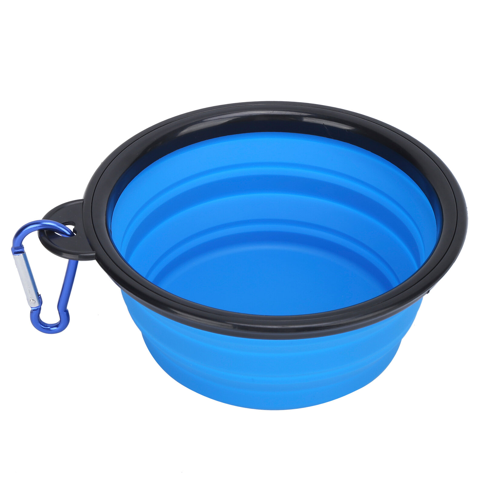 Dog Bowl Portable Easy to Clean Durable Long Lasting Foldable Travel for Traveling WalkingBlue