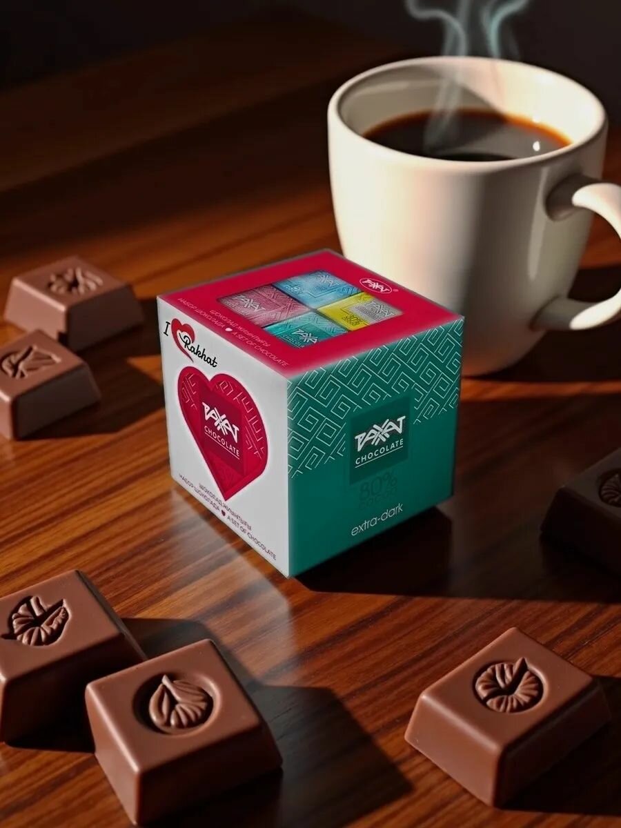 Набор шоколада I love Rakhat 250гр