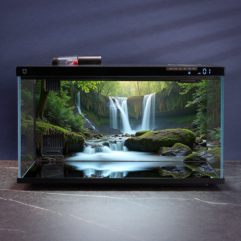 Xiaomi аквариум HD стерео обои, аквариум наклейки картины декорации ландшафта